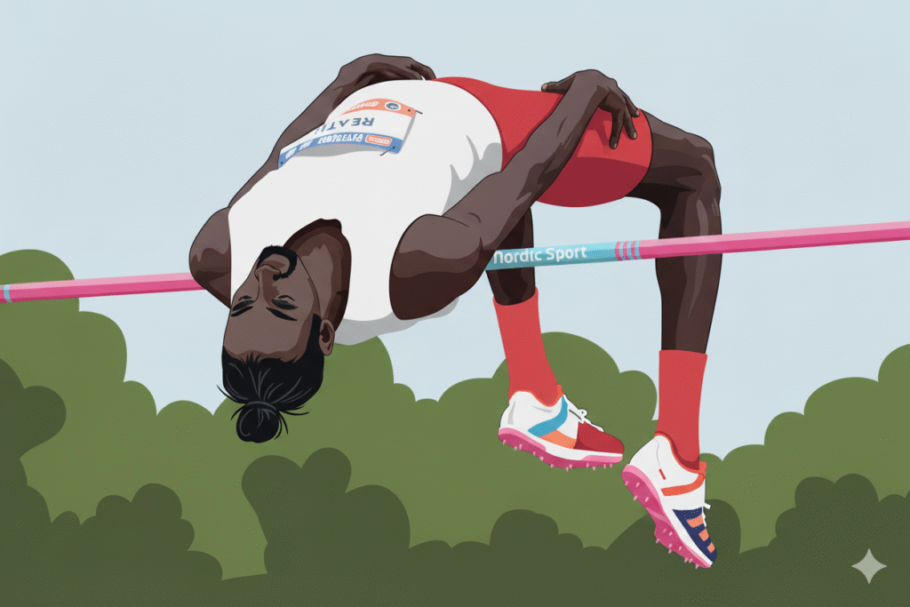 High Jump Bar Clearance Technique: Arch, Rotation, and Leg Tuck